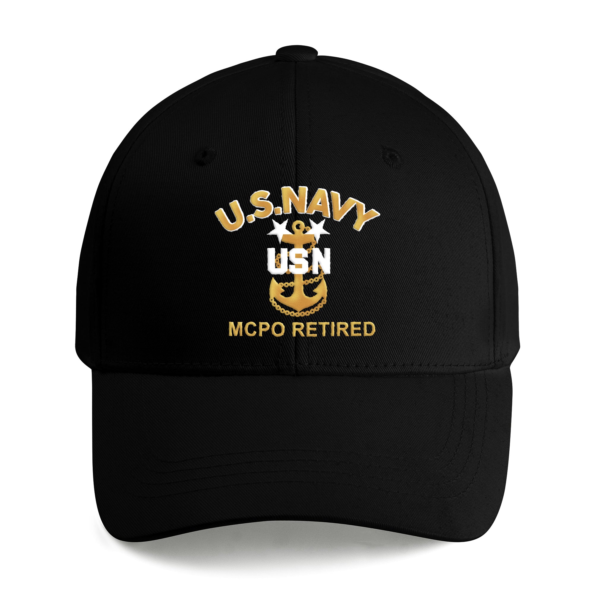 US Navy MCPO, E-9, Master Chief Petty Officer Embroidered Cap – Merch Gears