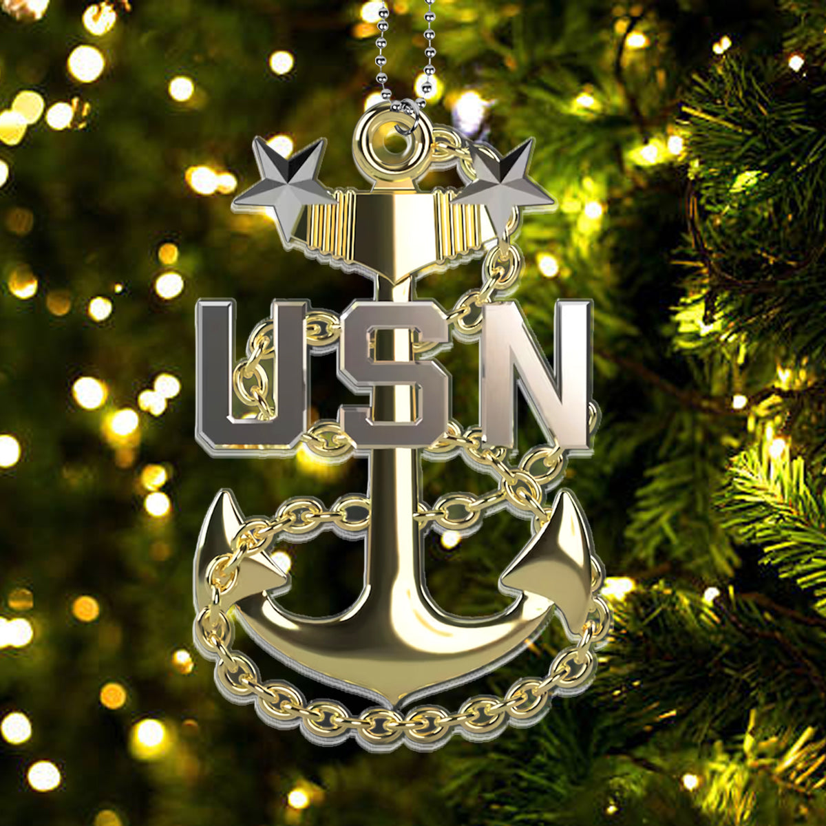 US Navy Master Chief Petty Officer (MCPO) Ornament – Merch Gears