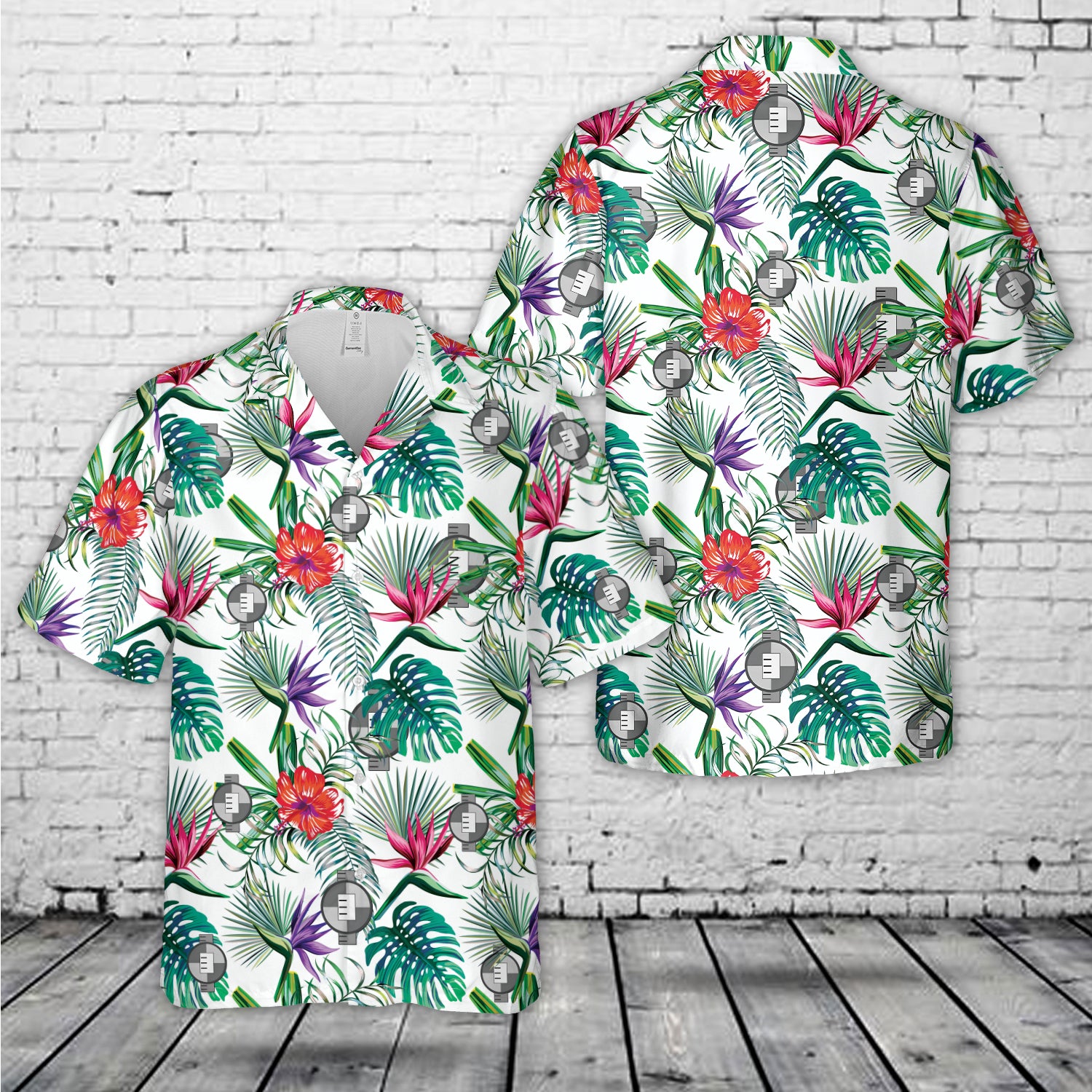 US Navy Seabee Engineering Aid (EA) Rate Insignia Hawaiian Shirt ...