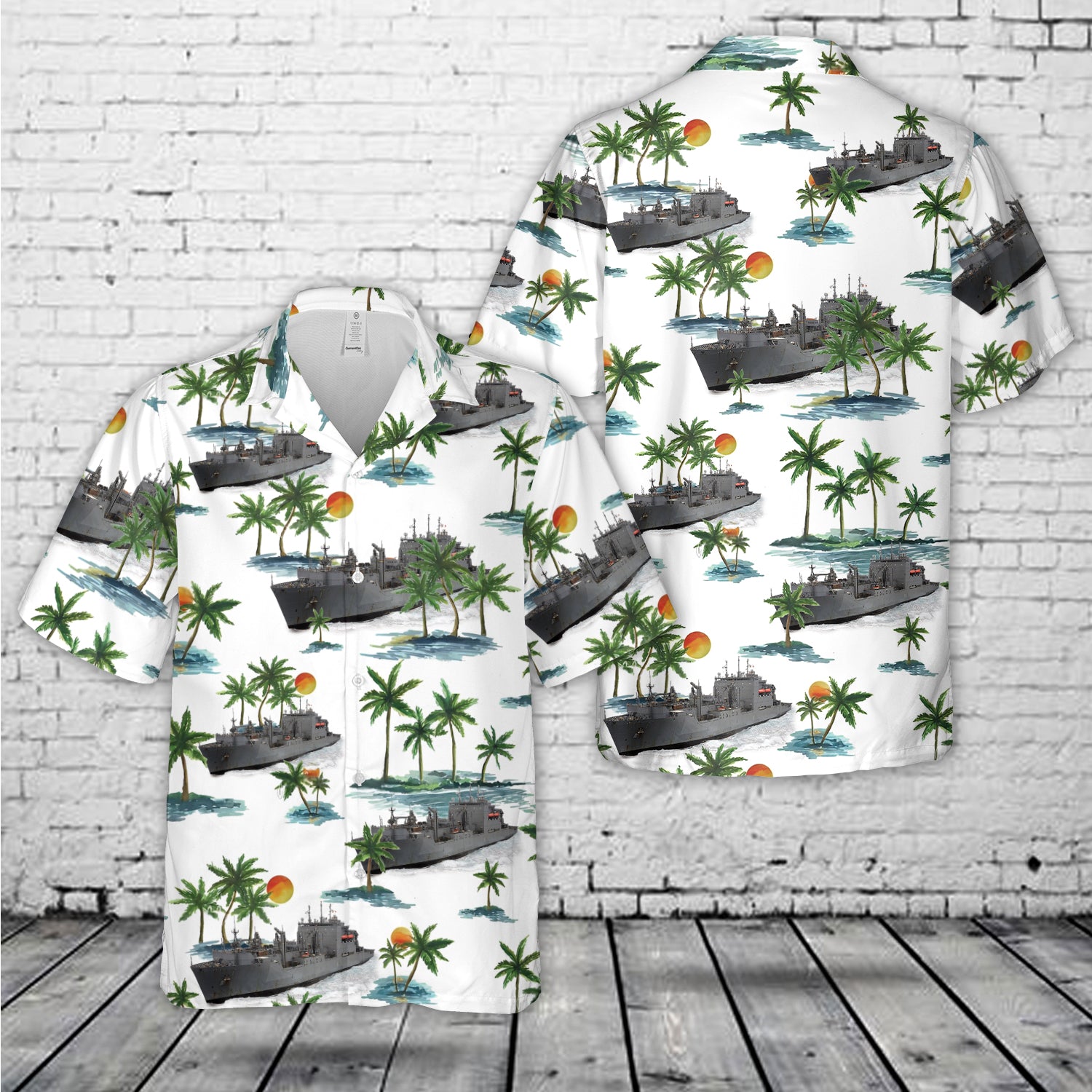 US Navy USNS Lewis and Clark (T-AKE-1) Hawaiian Shirt – Merch Gears