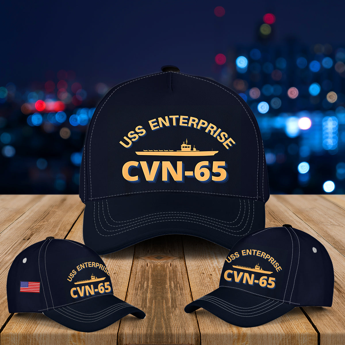 US Navy USS Enterprise CVN-65 Aircraft Carrier Baseball Cap – Merch Gears