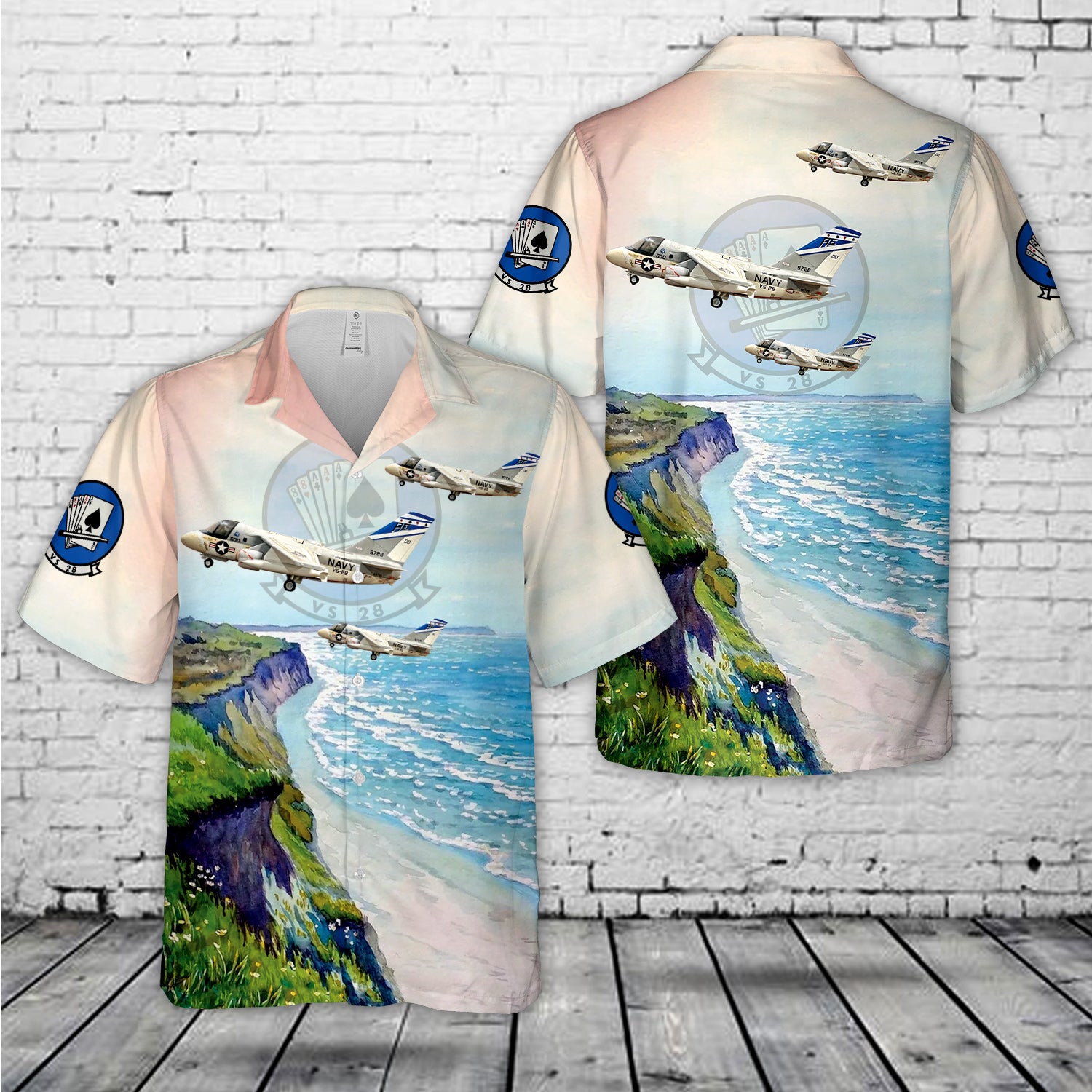 US Navy Lockheed S-3 Viking Of VS-28 Hawaiian Shirt – Merch Gears