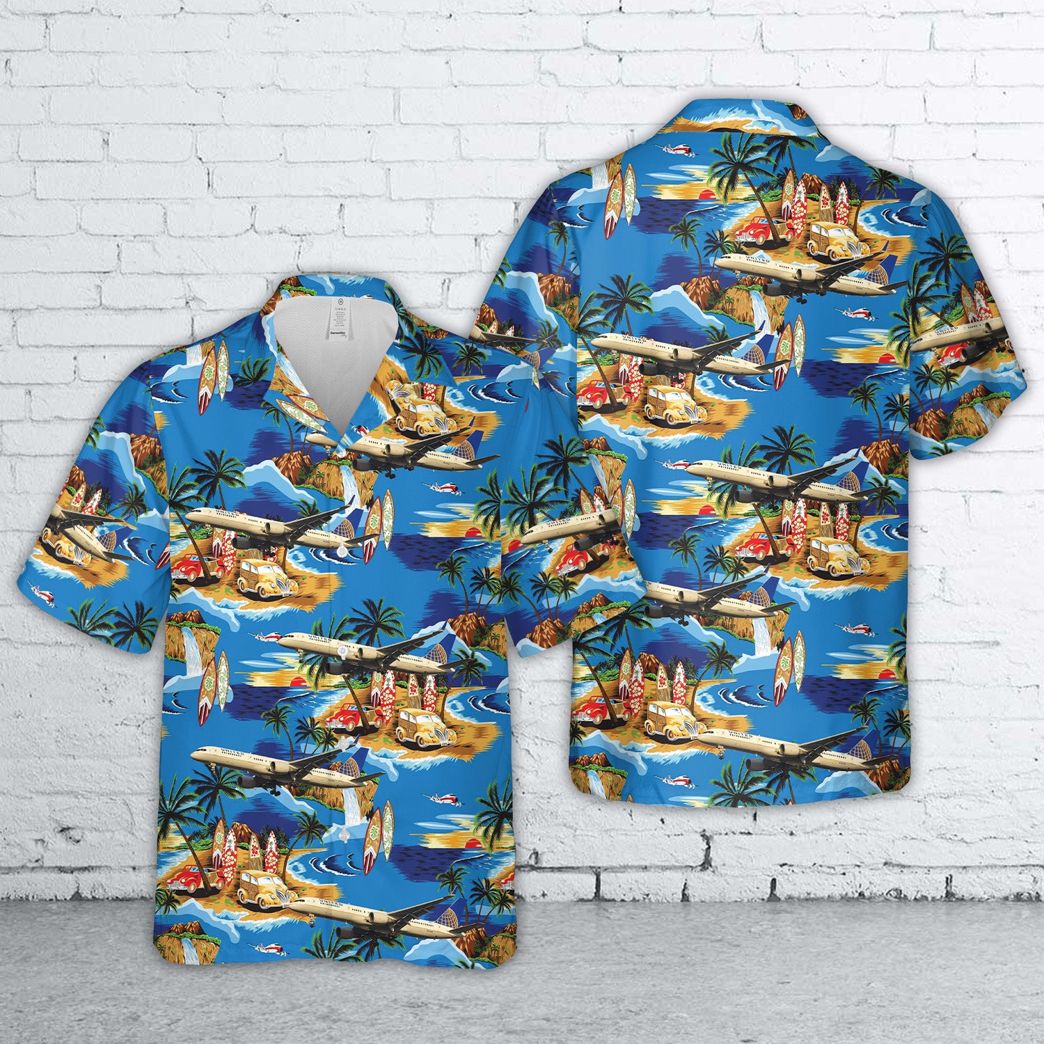 United Airlines (UAL) - Boeing 757-200 - N554UA Hawaiian Shirt – Merch ...
