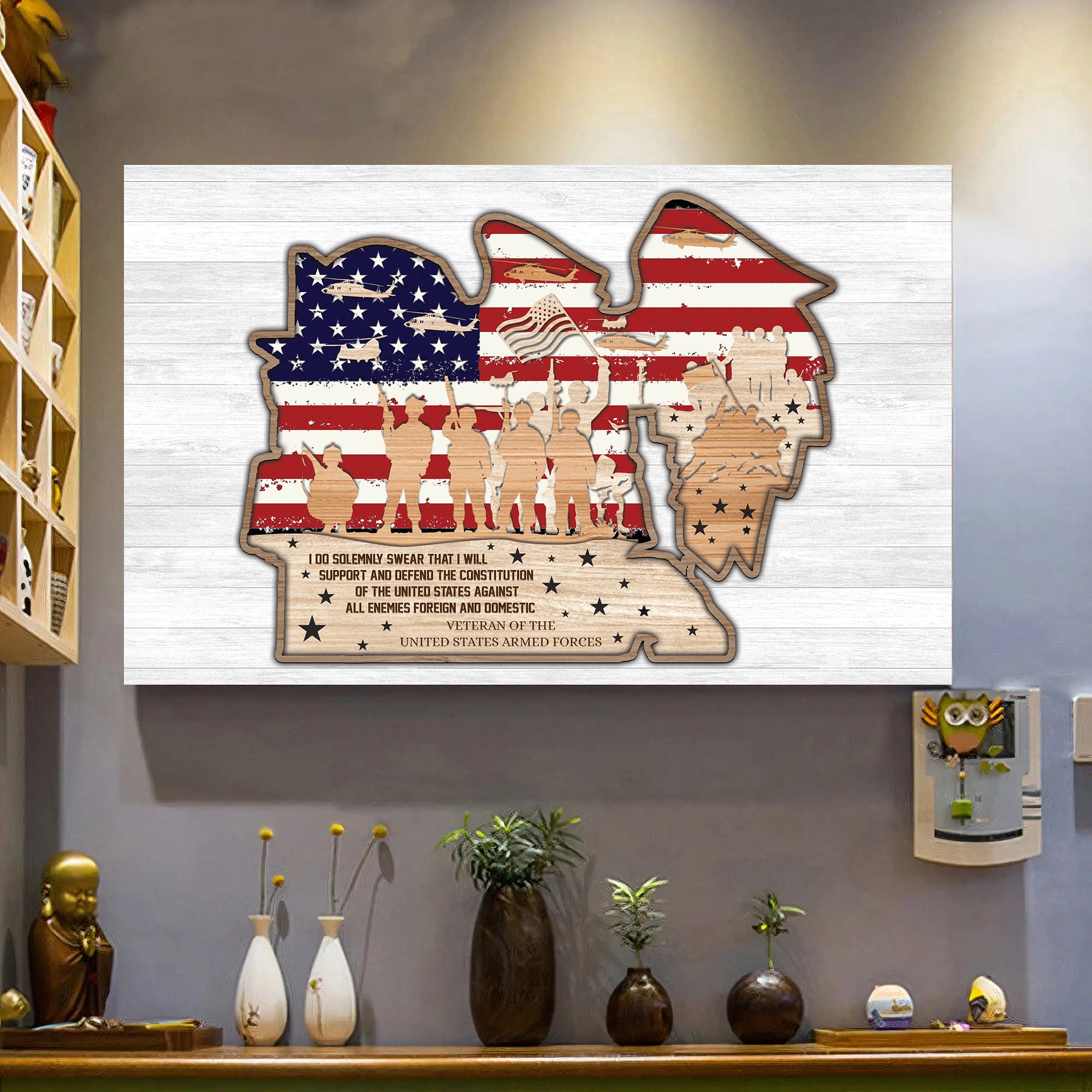 United States Armed Forces Veteran Canvas – Merch Gears