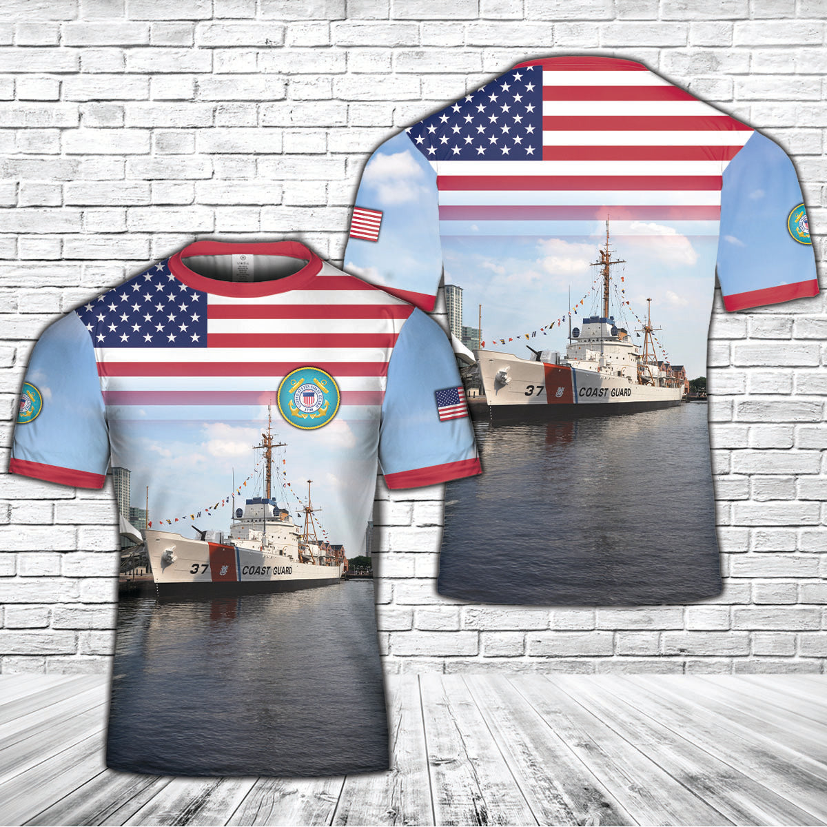 United States Coast Guard Cutter Taney (WHEC-37) 3D T-Shirt – Merch Gears