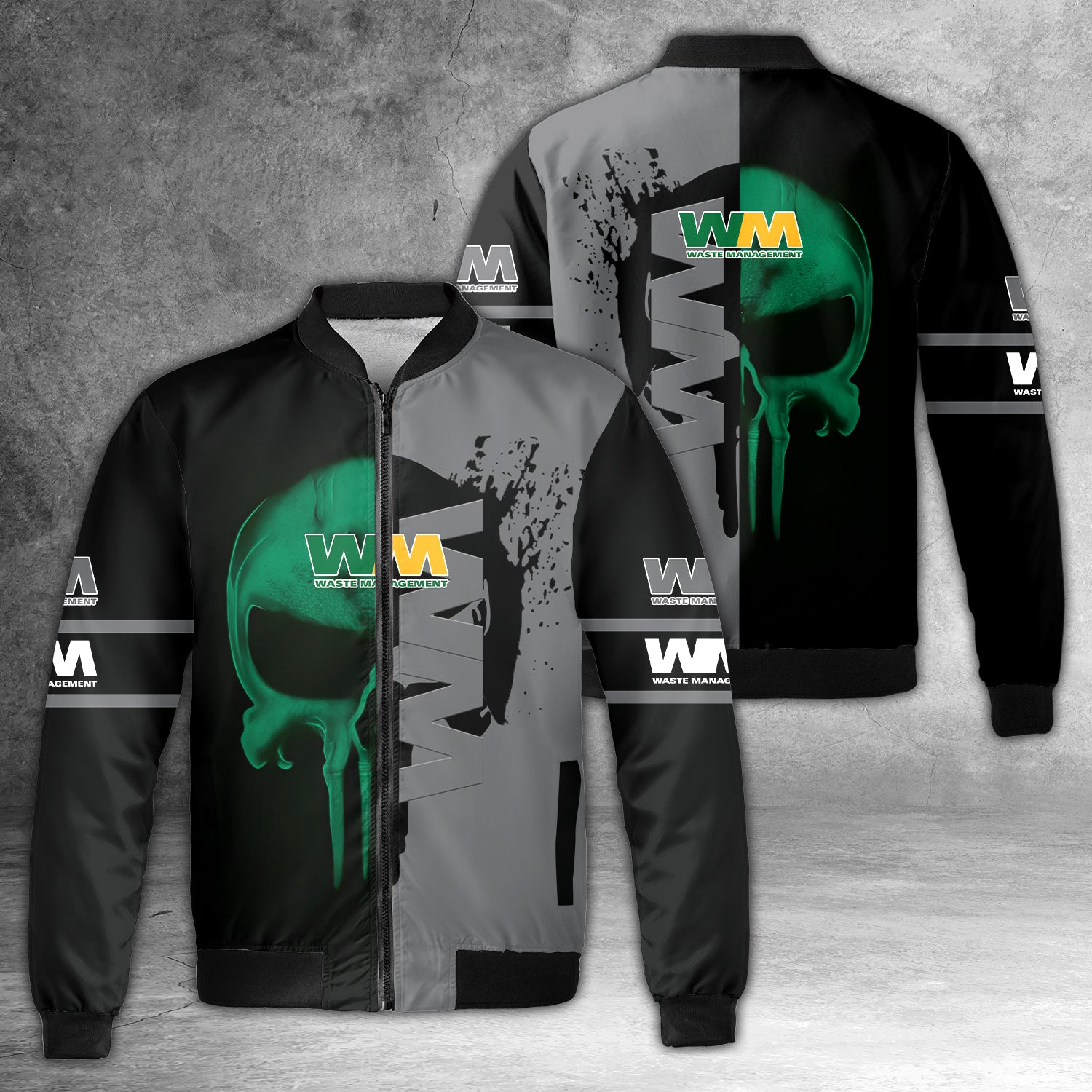 Waste Management Bomber Jacket – Merch Gears