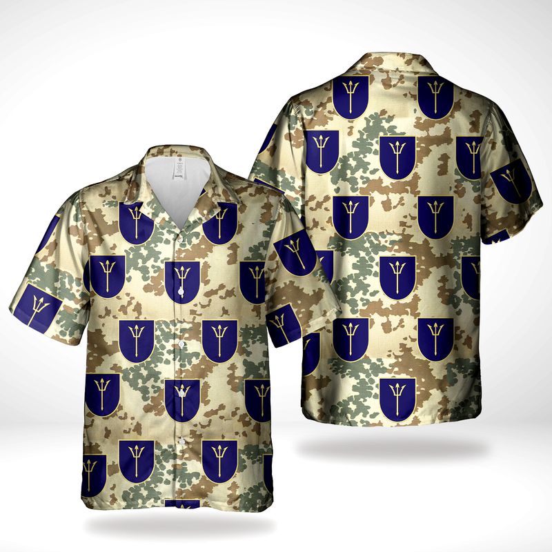German Navy Kommando Spezialkrafte Marine KSM Hawaiian Shirt – Merch Gears