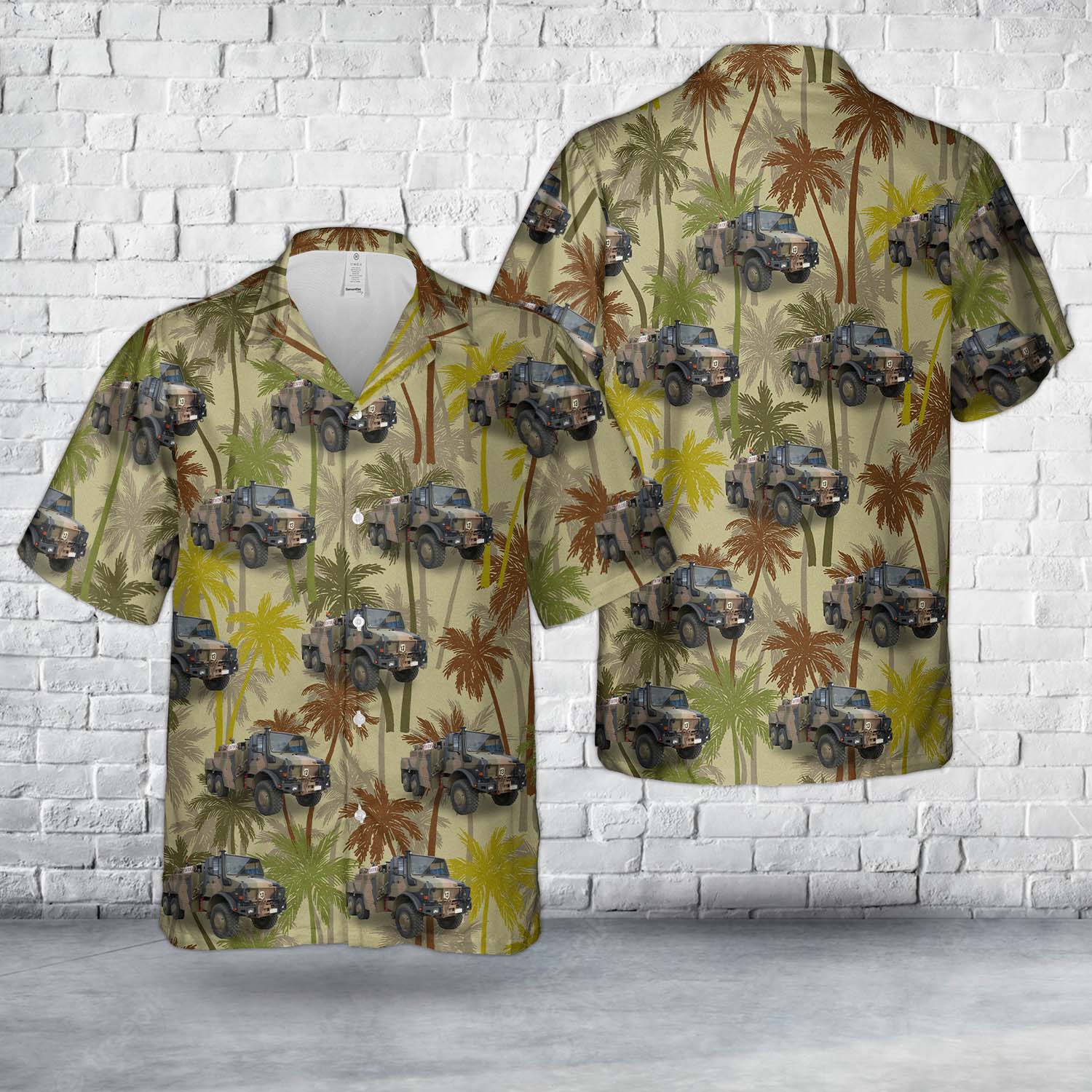 Australian Army 6x6 Unimog Recovery vehicle Hawaiian Shirt – Merch Gears