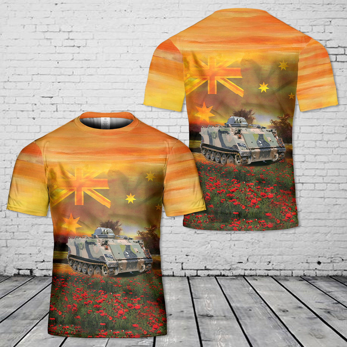 Australian Army M113A1 Armoured Personnel Carrier ANZAC Day Red Poppy ...