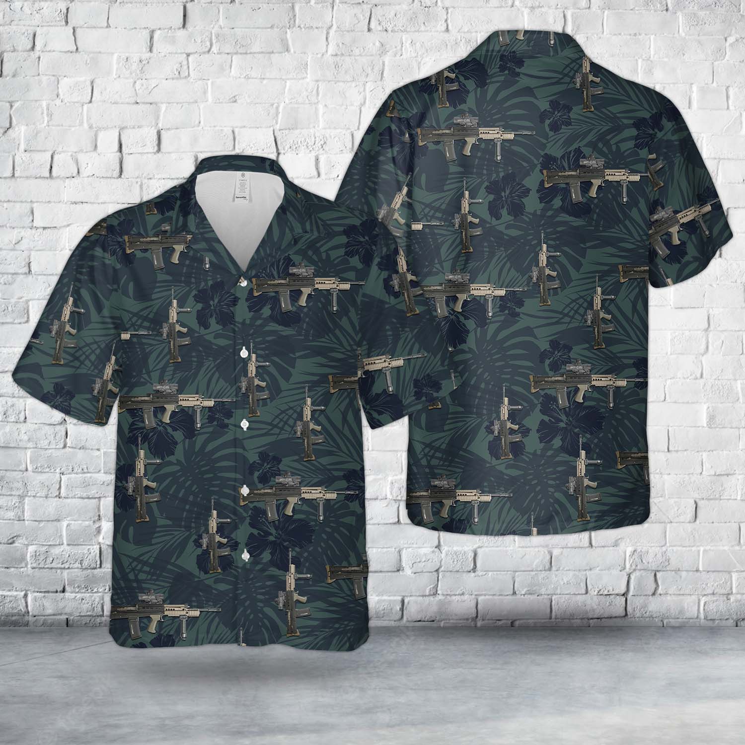 British Army L85A2 Assault Rifle Hawaiian Shirt – Merch Gears