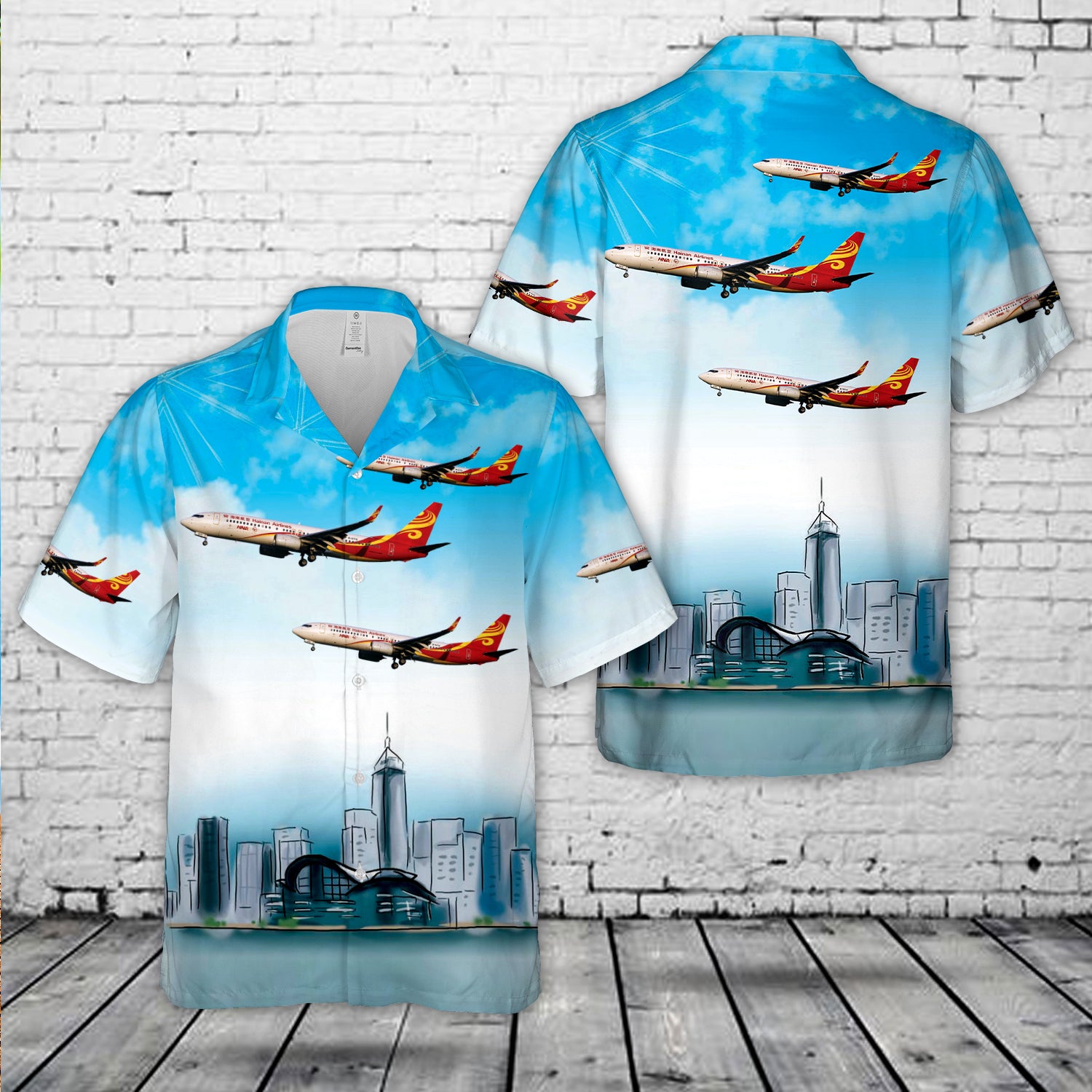 Hainan Airlines Boeing 737-800 Hawaiian Shirt – Merch Gears