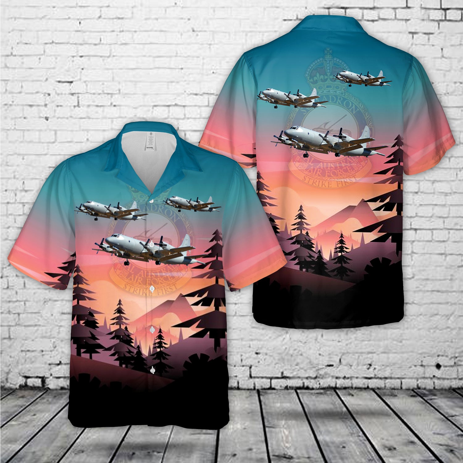 RAAF No. 10 Squadron Lockheed P-3C Orion Hawaiian Shirt – Merch Gears