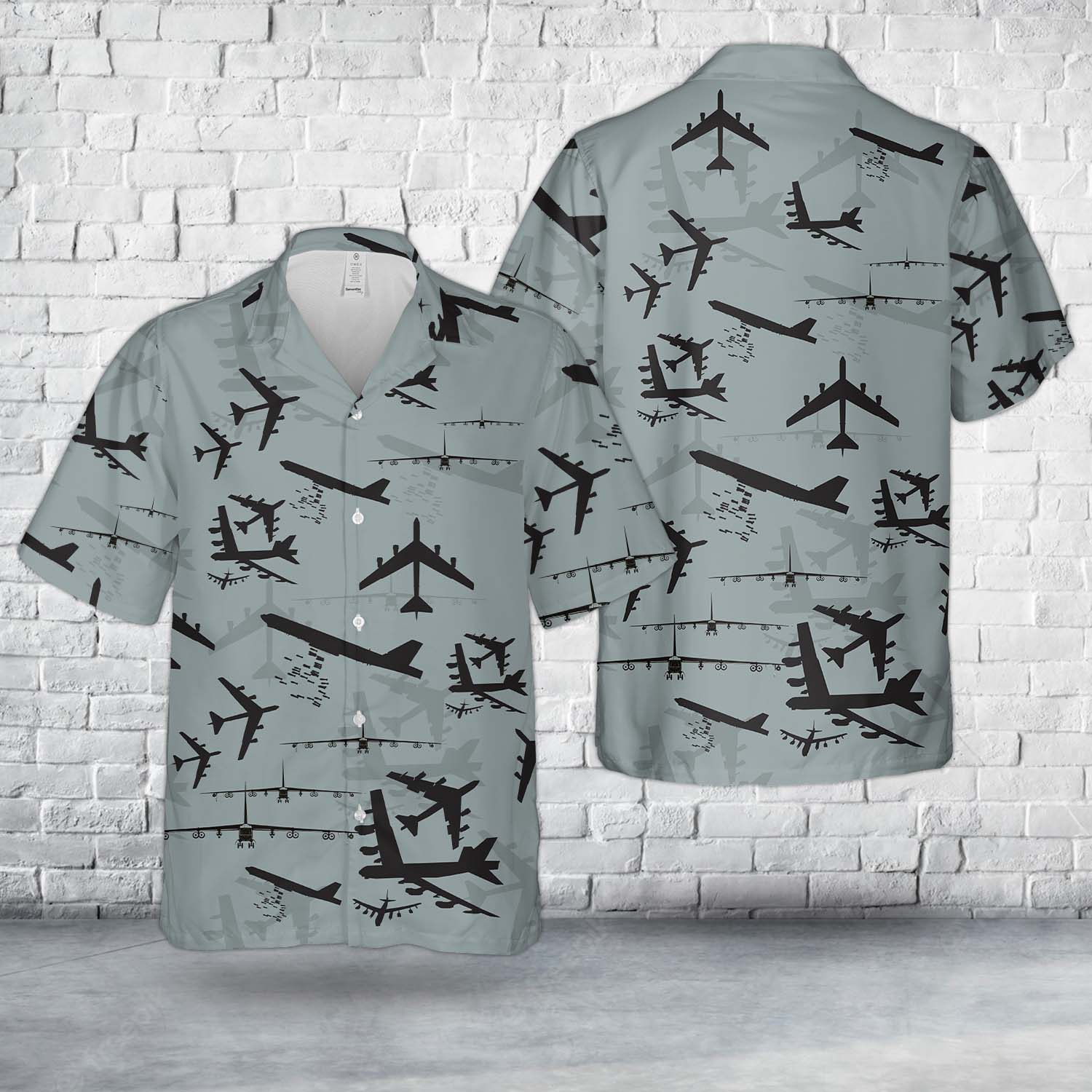 US Air Force Boeing B-52 Stratofortress Aircraft Silhouettes Hawaiian ...