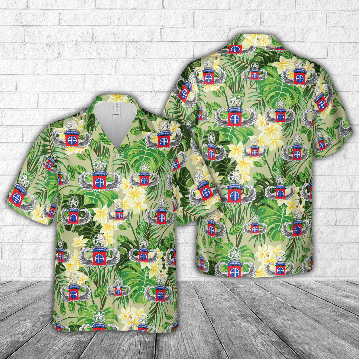 US Army 82nd Airborne Division Master Blaster Wings Hawaiian Shirt ...