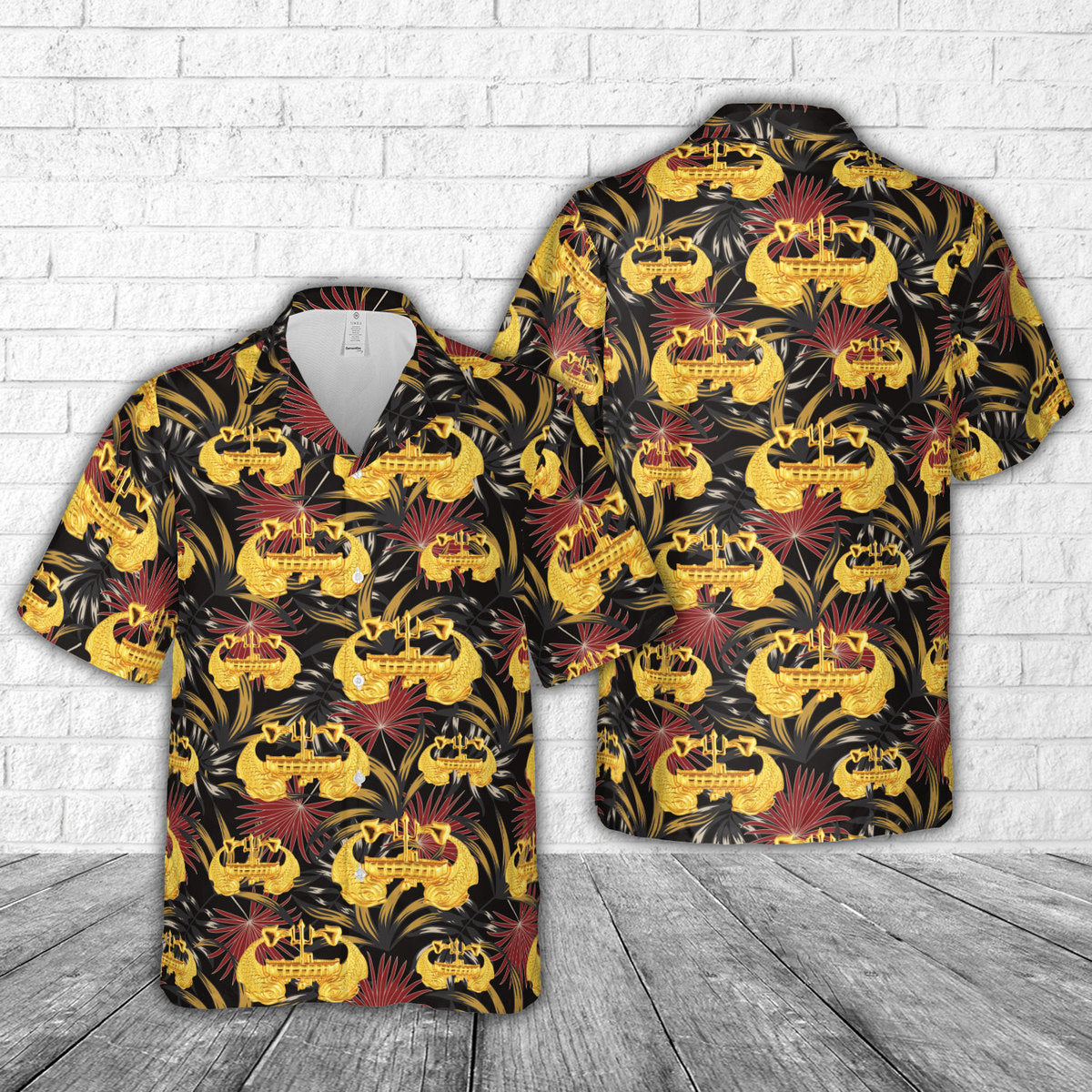 US Navy Deep Submergence Officer Badge Hawaiian Shirt – Merch Gears