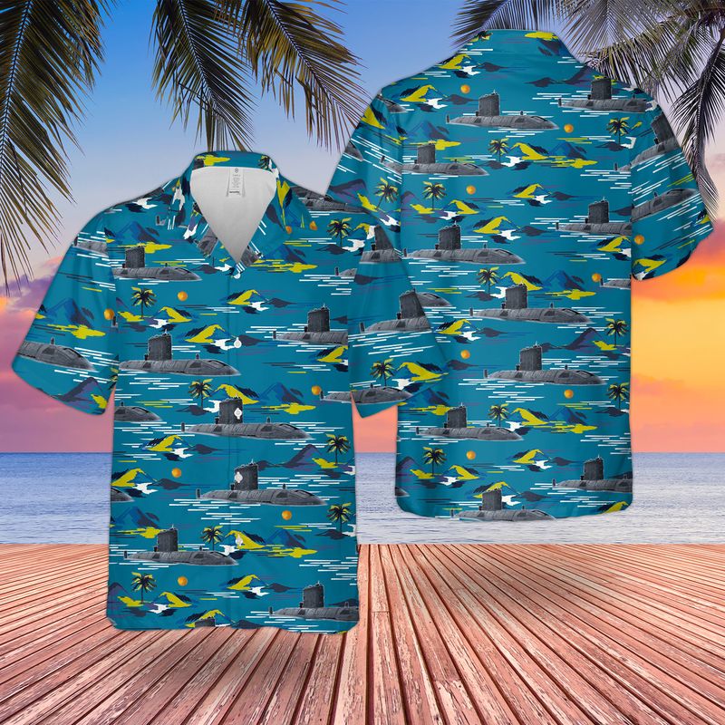 Royal Canadian Navy Victoria class Submarine Hawaiian Shirt – Merch Gears