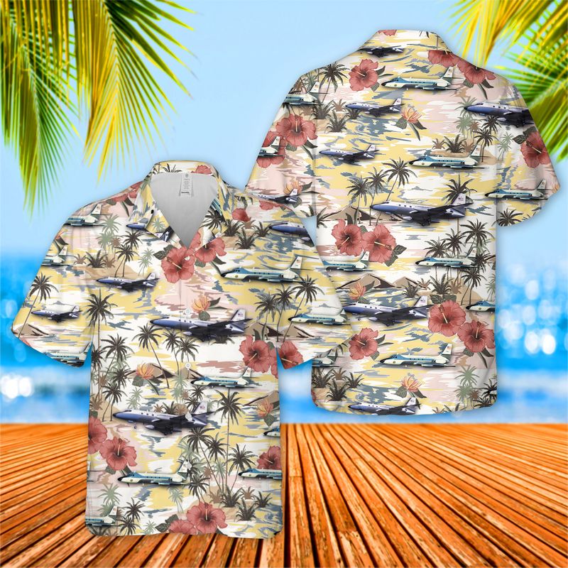 US Air Force Lockheed Jetstar Hawaiian Shirt – Merch Gears