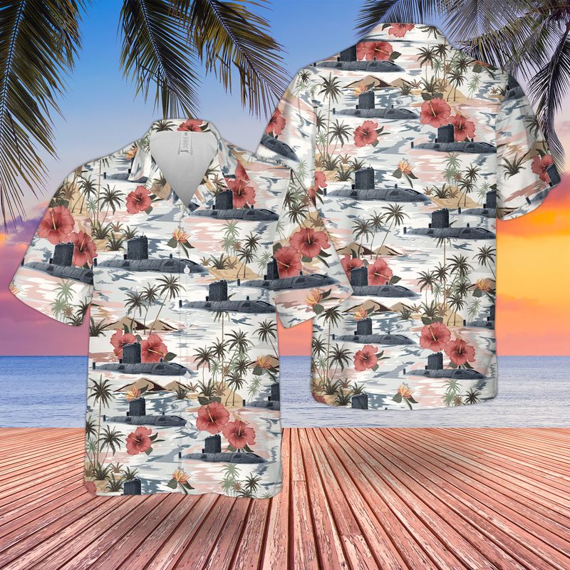 Royal Canadian Navy Victoria class Submarine Hawaiian Shirt – Merch Gears